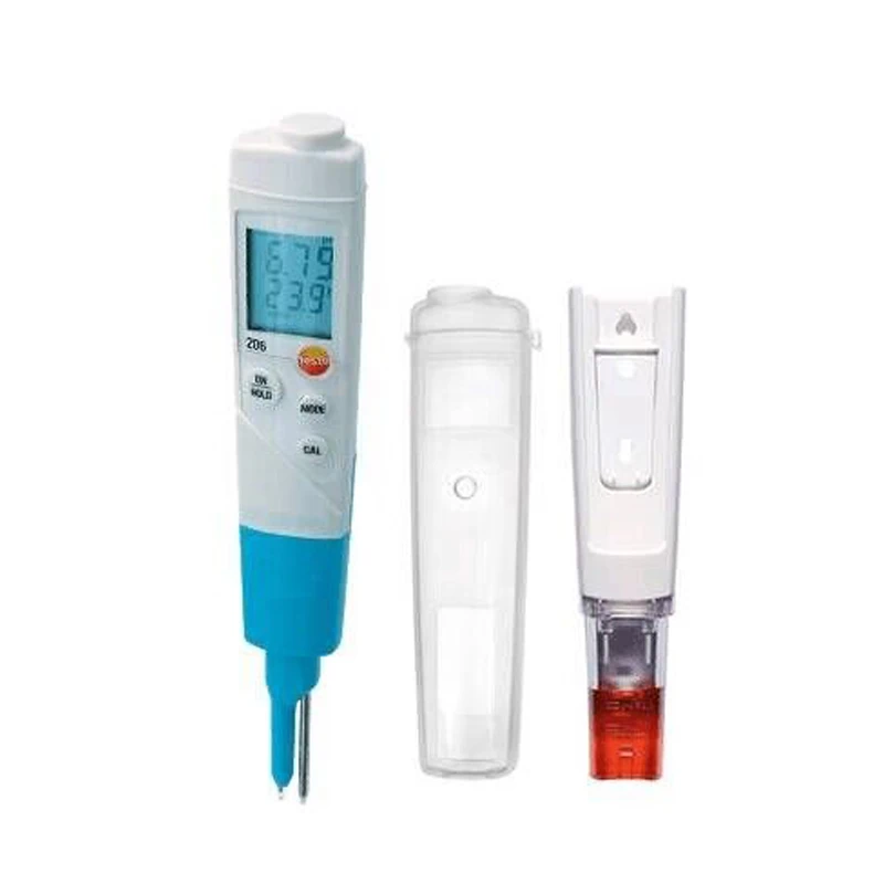 Testo-206-PH2-PH-Meter-Tester-Instrument-Probe-Head-for-Liquids-0563 ...