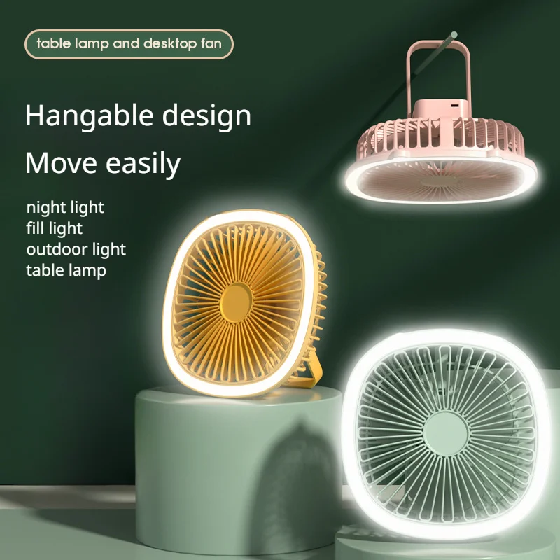 Fan-Camping-Led-Night-Light-Desktop-Portable-Rechargeable-Mini-Fans-USB ...