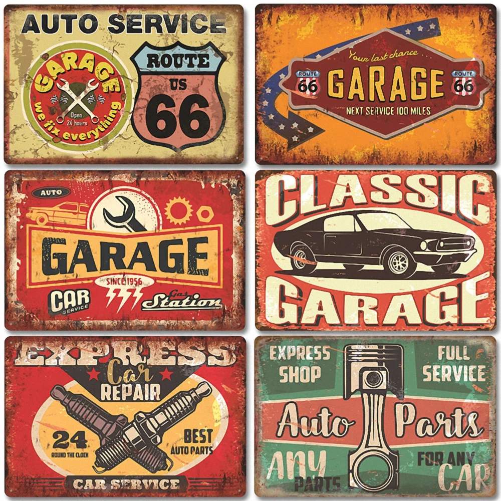 Random-delivery-10-PCS-Vintage-Metal-Posters-Retro-Movie-Tin-Signs ...