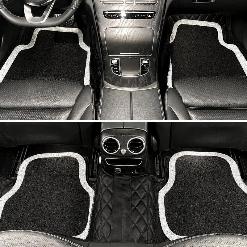 Port-til-anti-sujo-carro-interior-esteiras-preto-e-branco-cores ...