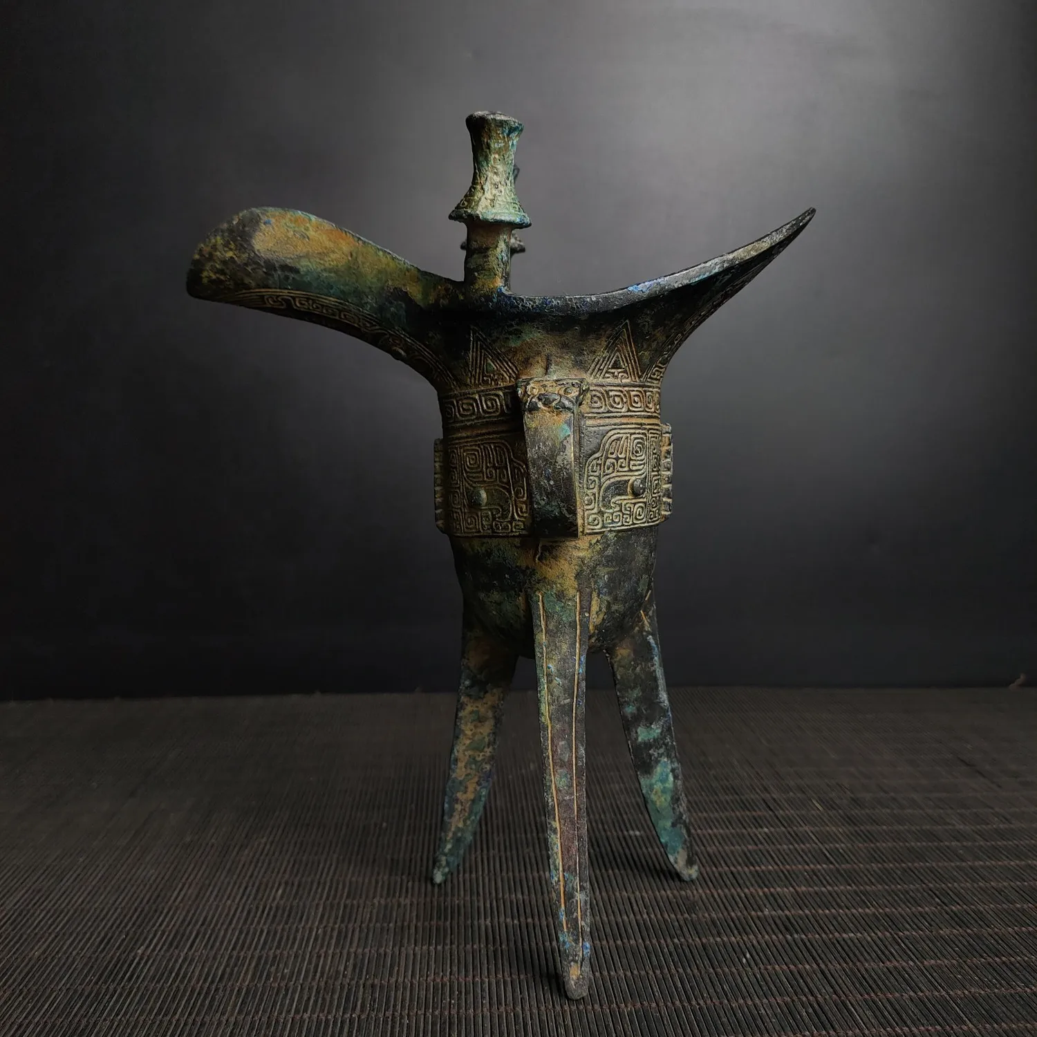 The-Classic-Bronze-Tripod-Cup-is-Exquisitely-Crafted-and-Has-a ...