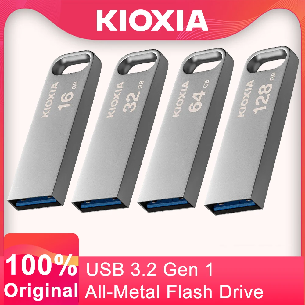 KIOXIA TransMemory U366 Pendrive USB Flash Drive 16GB 32GB 64GB 128GB USB 3.2 Gen 1 Pen Drive ...