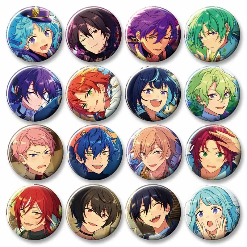 Ensemble Stars Anime Icon Enamel Pins Sakuma Rei Hakaze Kaoru Brooch ...