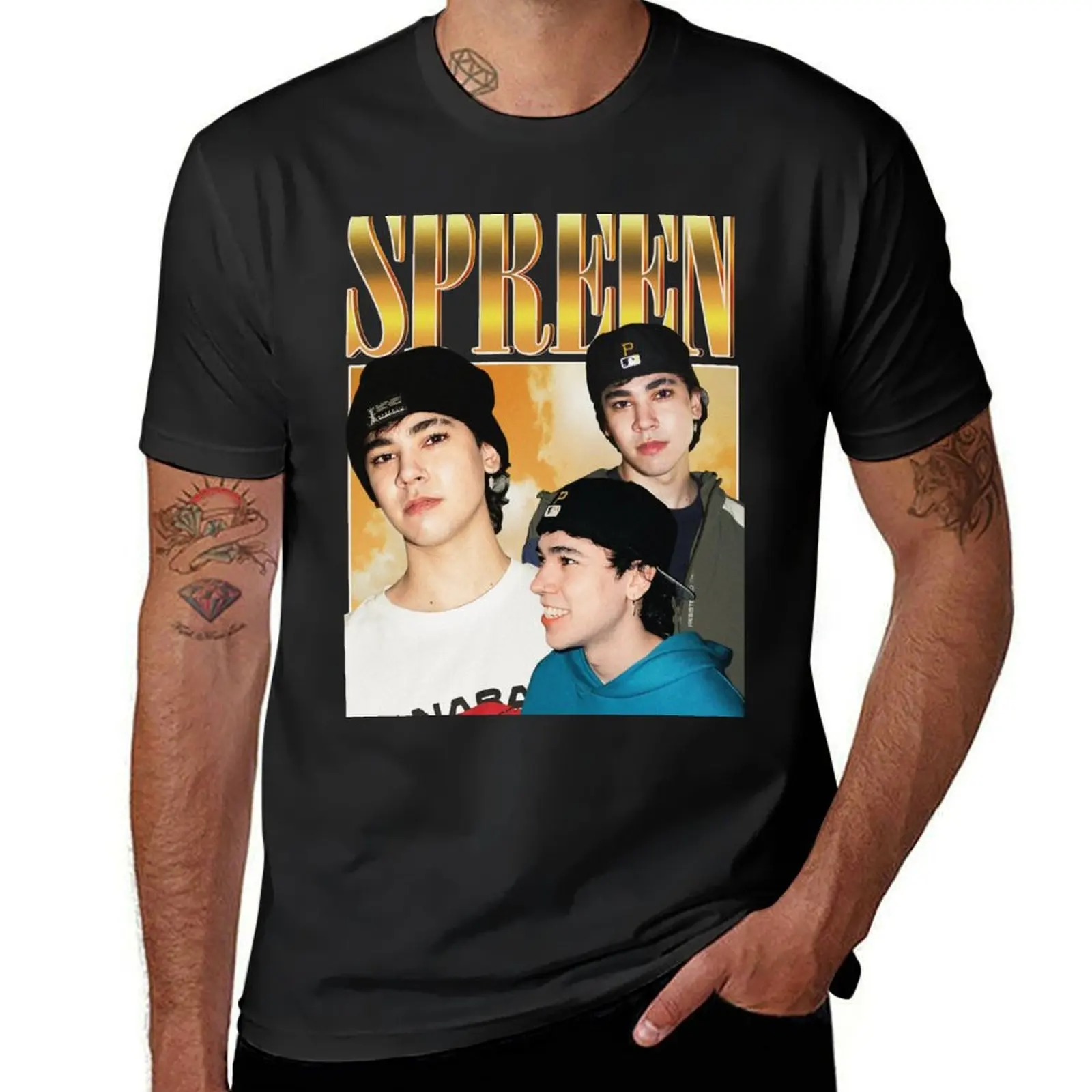 The-Spreen-Streamer-camiseta-de-dise-o-Retro-Vintage-ropa-est-tica-para ...