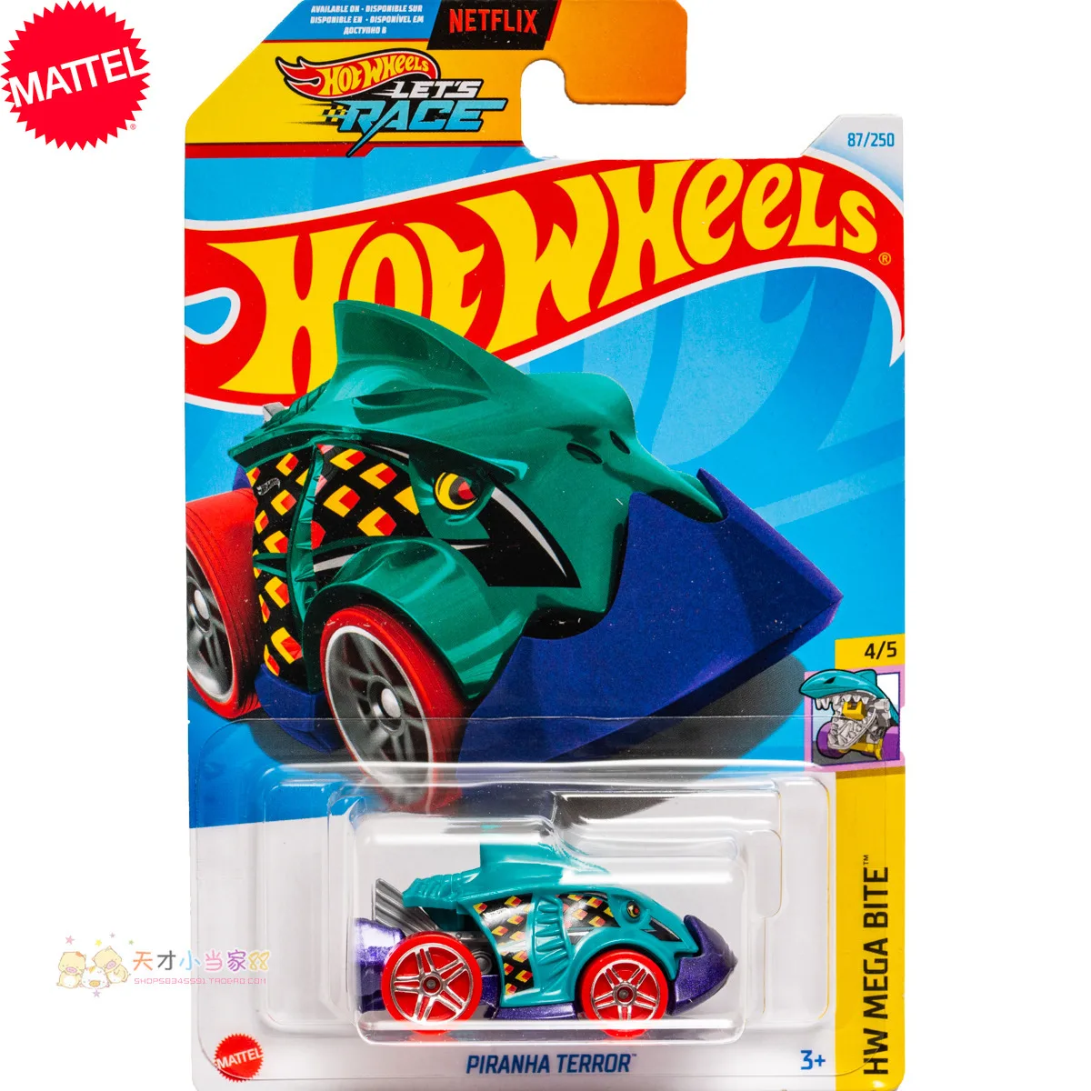 Mattel-Hot-Wheels-Let-s-Race-PIRANHA-TERROR-87-coche-HW-MEGA-BITE-HTC94 ...