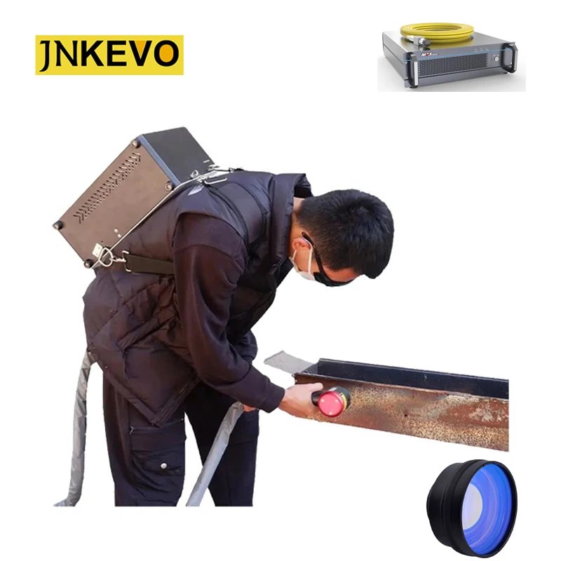 Handheld Metal Fiber Optic Rust Remover Pulsed Laser Cleaning Machine ...