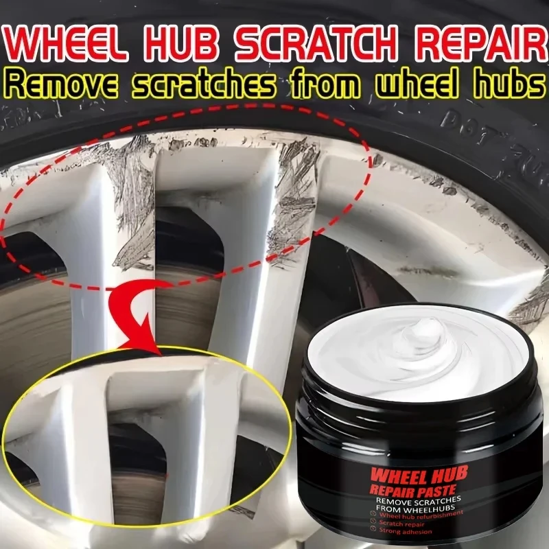 Car Wheel Rim Scratch Refurbishment Paste, Tire Rim Scratch Paint ...