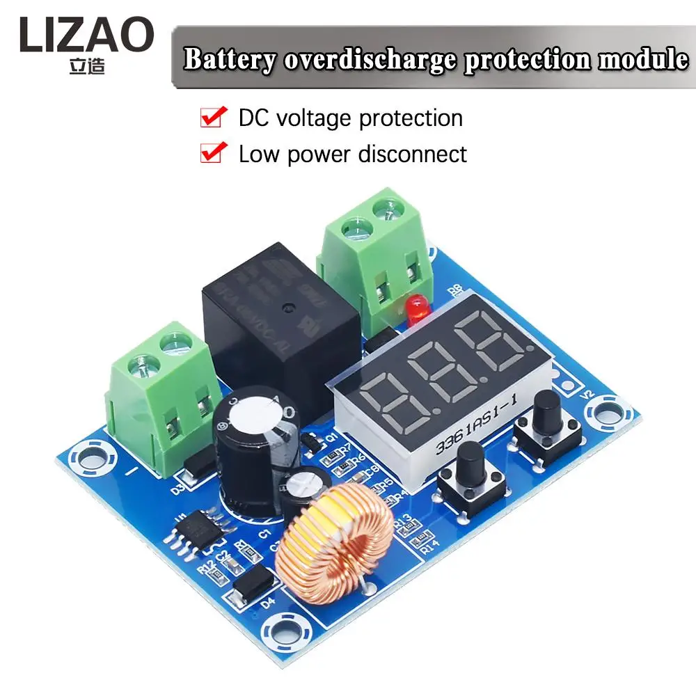 XH-M609/HCW-M635 DC 12V-36V Charger Module Voltage OverDischarge ...