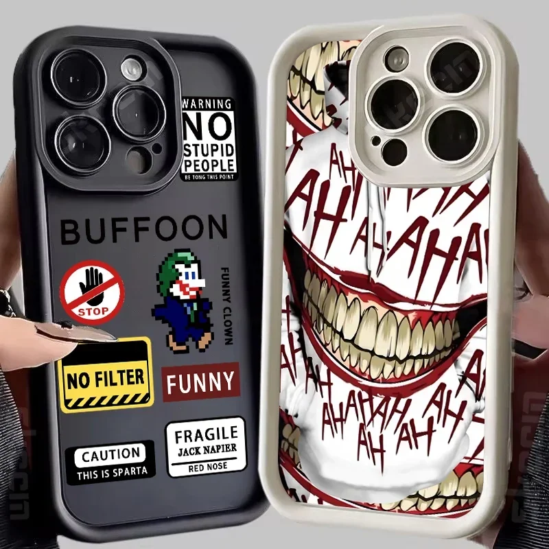 Clown-Buffoon-Silicone-Phone-Case-For-iPhone-15-Cases-iPhone-11-12-13 ...