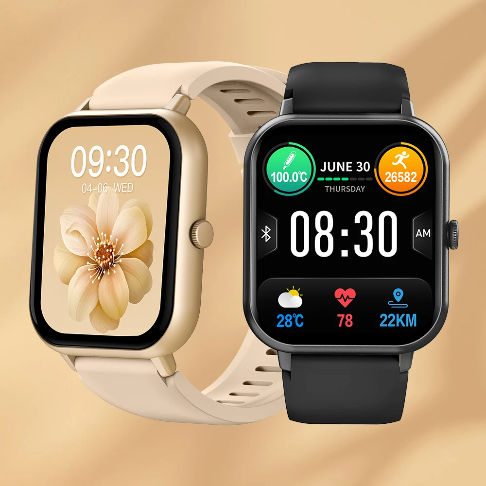 Smart Watch For Men Women Gift Full Touch Screen Sports Fitness Watches ...