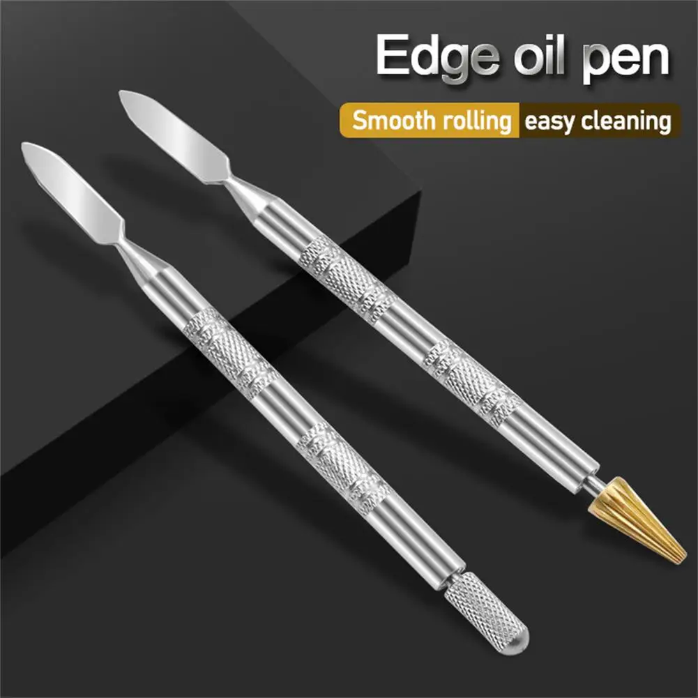 Diy-Handmade-Edge-Oil-Painting-Double-sided-Pen-Dual-use-Leather-Edge ...