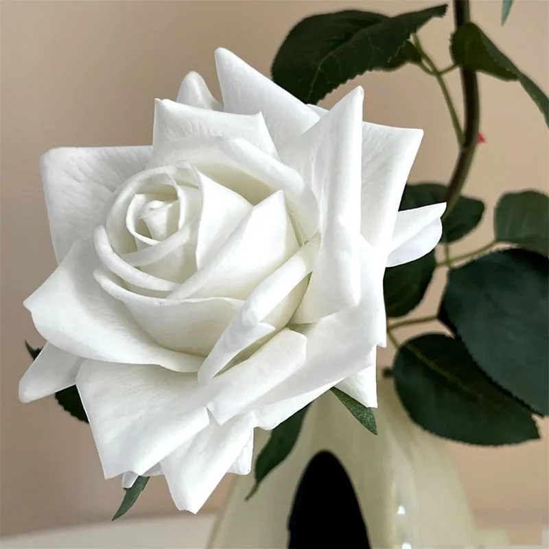 4Pcs-Moisturizing-Artificial-Rose-Flowers-Real-Touch-Rose-Weding-Decor ...