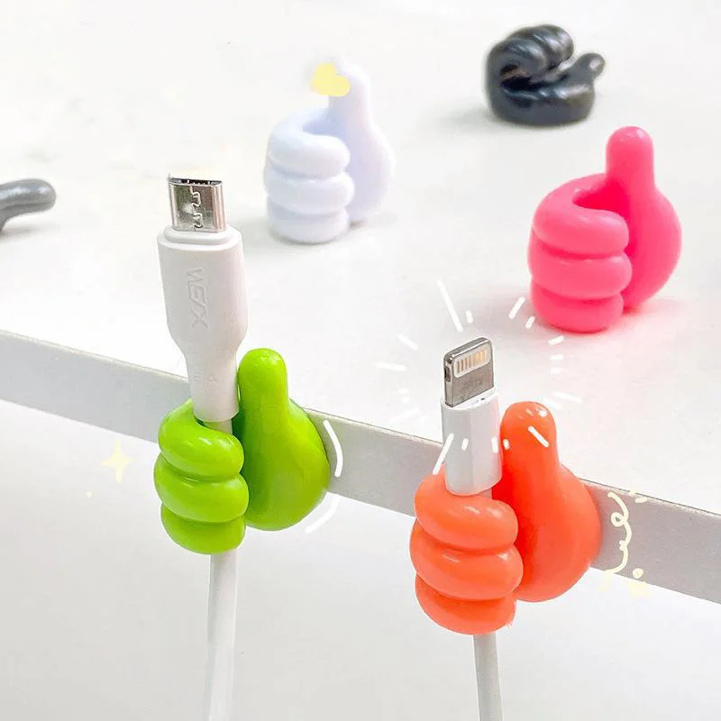 10Pcs-Self-Adhesive-Wall-Decoration-Hook-Creative-Silicone-Thumb-Key ...