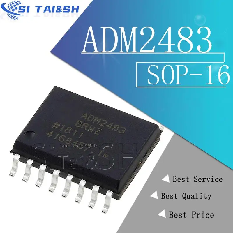 1PCS-ADM2483BRWZ-ADM2483-adm693farwz-ADM693-ADM2485BRWZ-ADM2485 ...