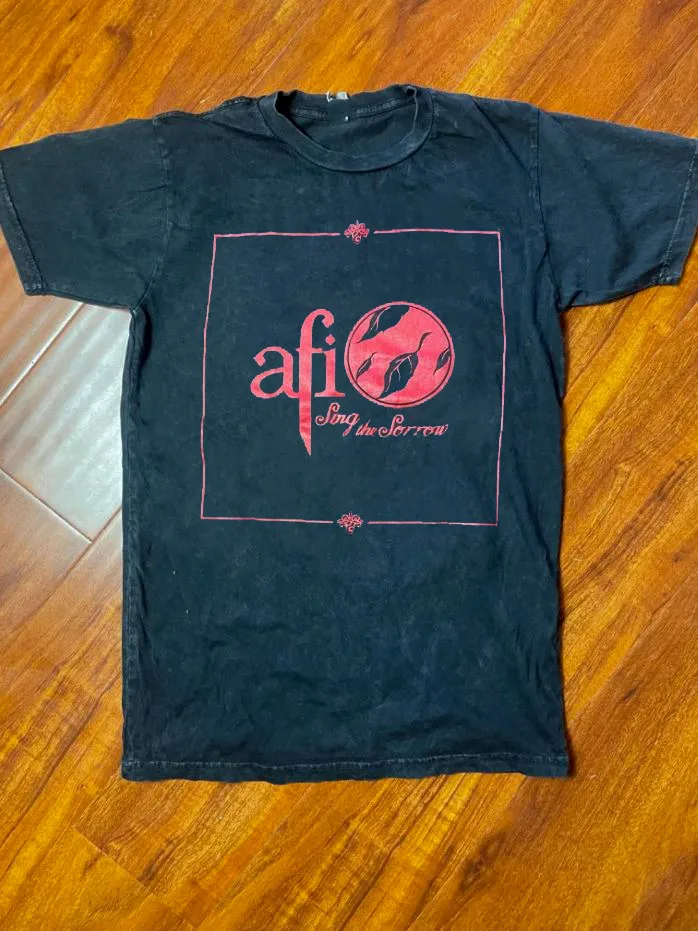 AFI band Sing The Sorrow Album Unisex Black T-Shirt All Size AL276 ...