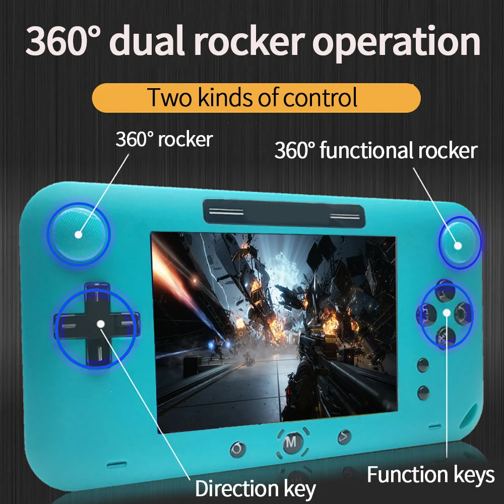 Generic 4-inch 16-bit TF Card AV Output Pocket TV Game Console (Support ...