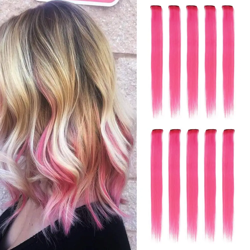 Blonde Hair Pink Tips