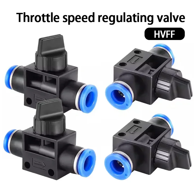 HVFF-Pneumatic-Fitting-2-Way-Quick-Push-Connector-Tube-Hose-4mm-6mm-8mm ...