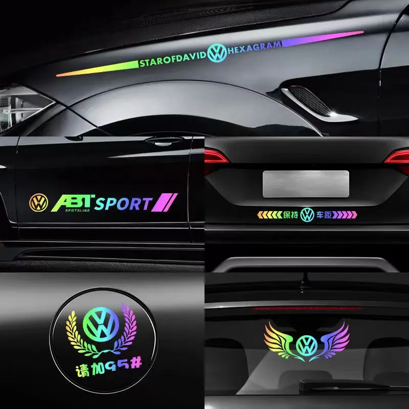 1pcs-Car-Laser-Vinyl-Wing-Sticker-Decals-Auto-Styling-Stickers-For ...
