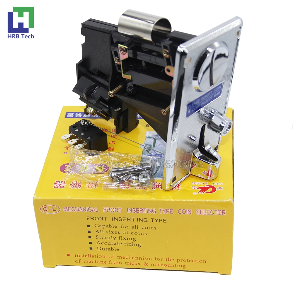 1-pcs-Mechanical-front-inserting-type-coin-selector-acceptor-for-Jamma ...
