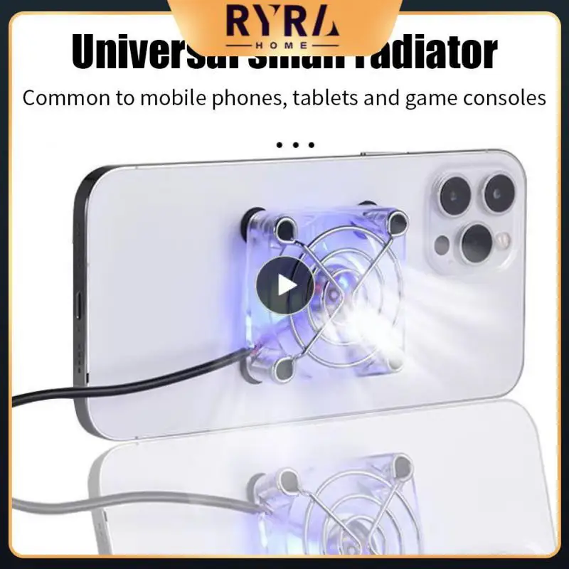 Mini-Mobile-Phone-Cooling-Fan-Radiator-Portable-USB-Charging-Game-Video ...