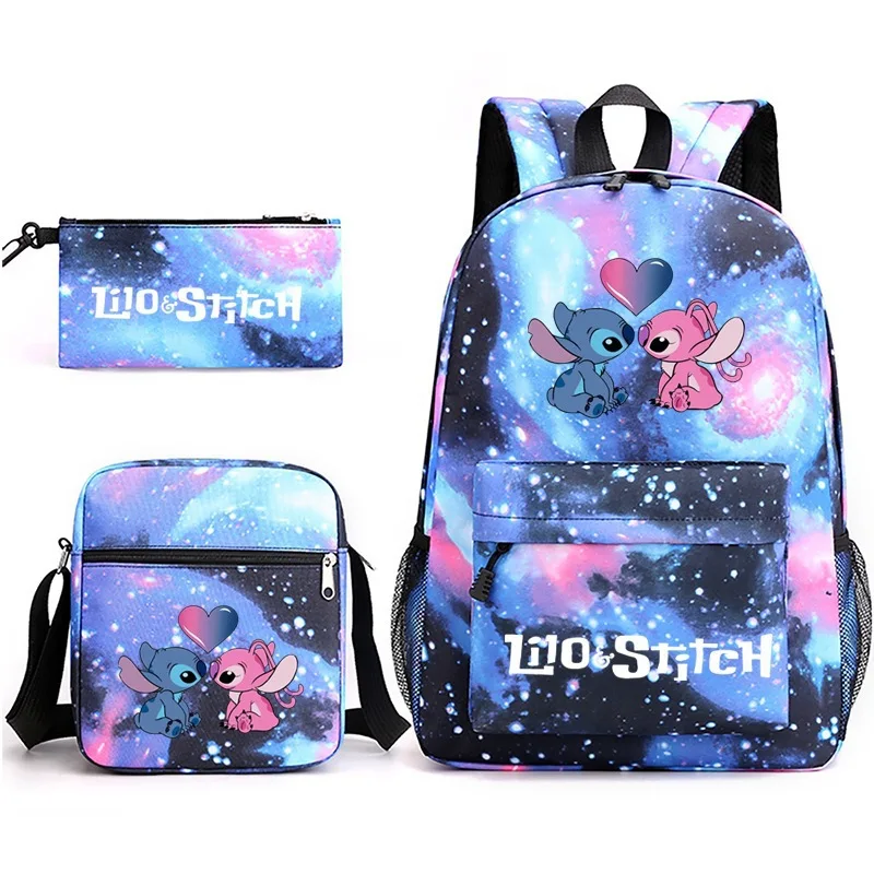 MINISO-mochila-de-Stitch-para-estudiantes-morral-escolar-informal-de ...