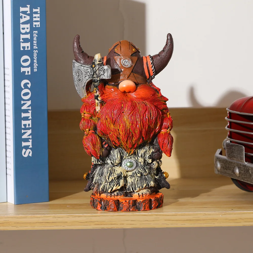 Nordic-cartoon-vinotaur-warrior-dwarf-dwelling-dwelling-decorative ...