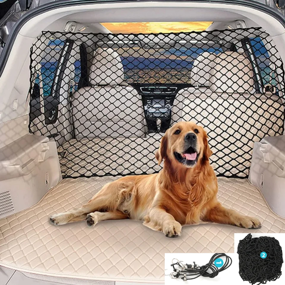 Dog Car Barrier Suv Foldable & Adjustable Pet Car Divider And Cargo ...