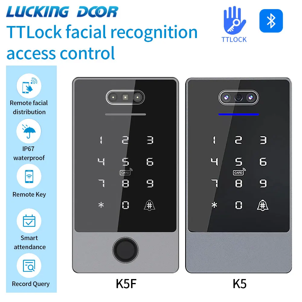TTLock-Control-de-acceso-con-reconocimiento-facial-teclado-independiente-controlador-de-acceso ...