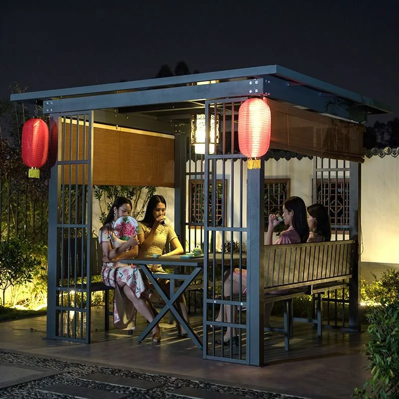 Modern-Aluminum-Alloy-Pavilion-for-Outdoor-Courtyard-Garden-Four ...