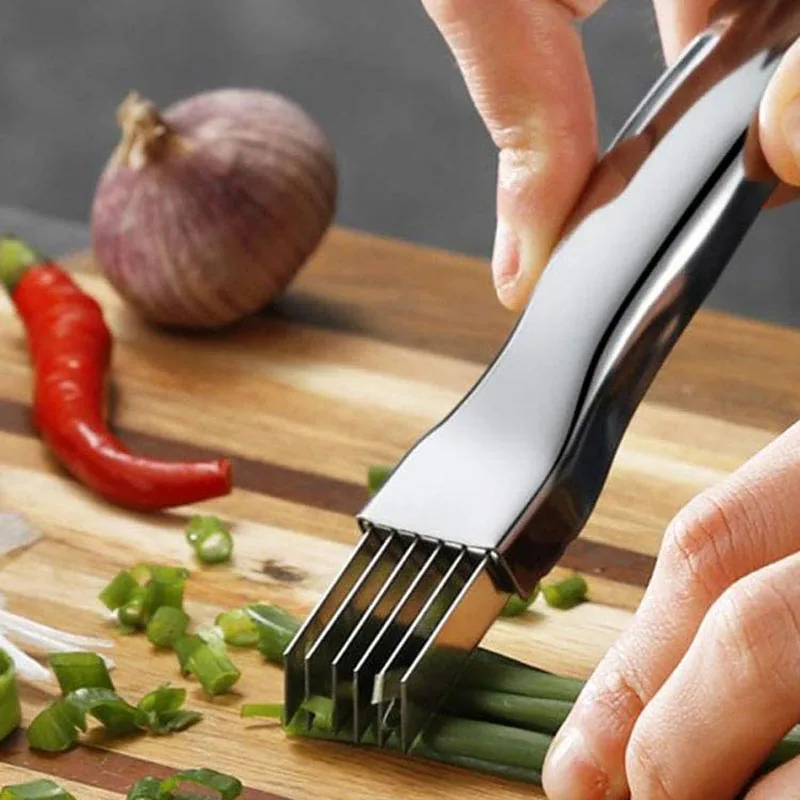 Kitchen-Shred-Silk-The-Knife-Stainless-Steel-Chopped-Green-Onion-Knife ...