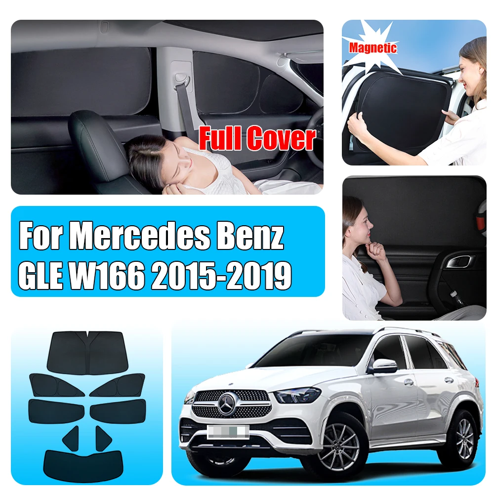 Full Cover Car Sunshade For Mercedes Benz GLE W166 2015-2019 250 300 ...