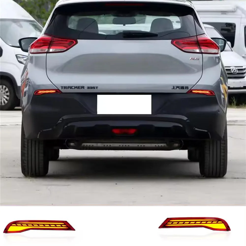 Car-Accessories-Rear-Bumper-Reflector-LED-Lights-For-Chevrolet-Tracker ...
