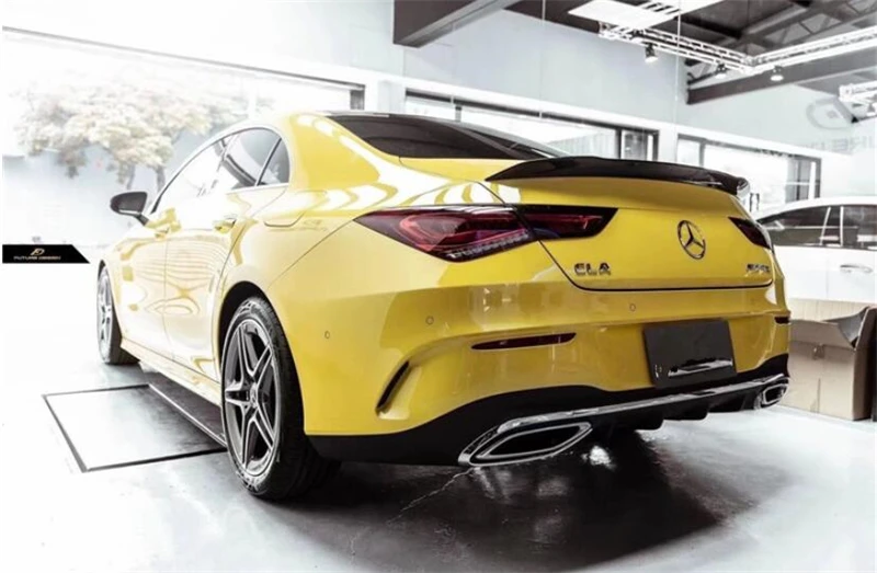 For Mercedes Benz CLA W118 200 220 35 45S 2018-2023 Real Carbon Fiber ...