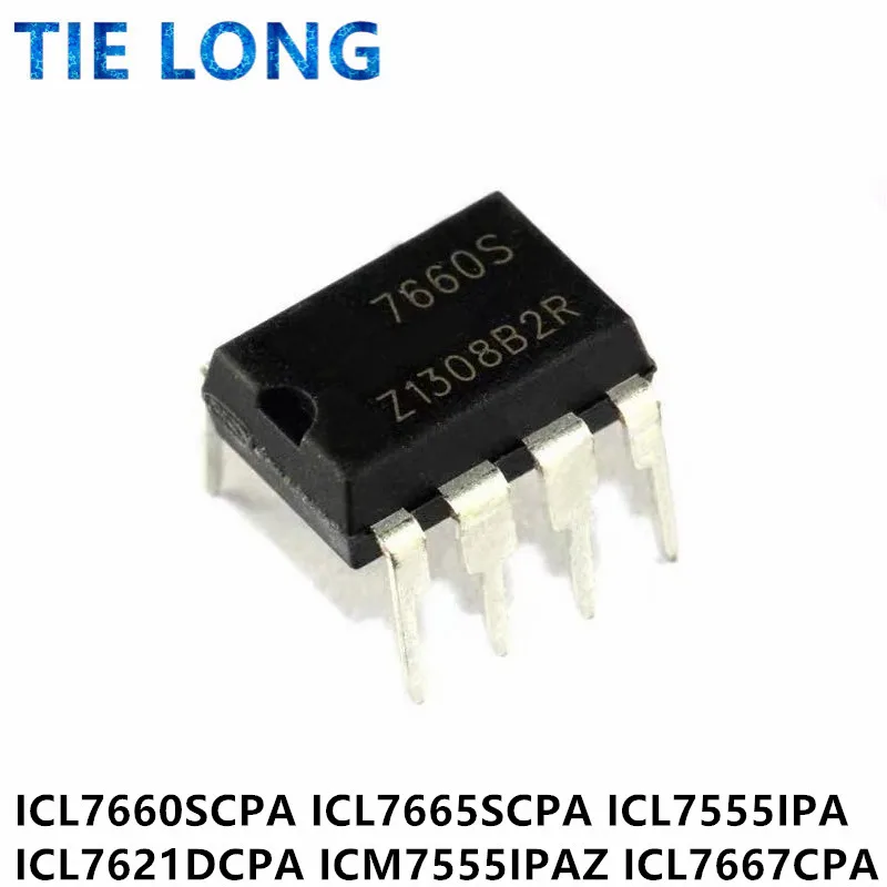 10pcs-ICL7660SCPA-ICL7660-DIP-ICL7660S-DIP-8-ICL7660SCPAZ-ICL7555IPAZ ...