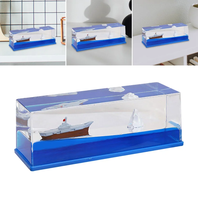 Barco-flutuante-l-quido-para-decora-o-do-carro-Navio-Fluid-Drifting ...