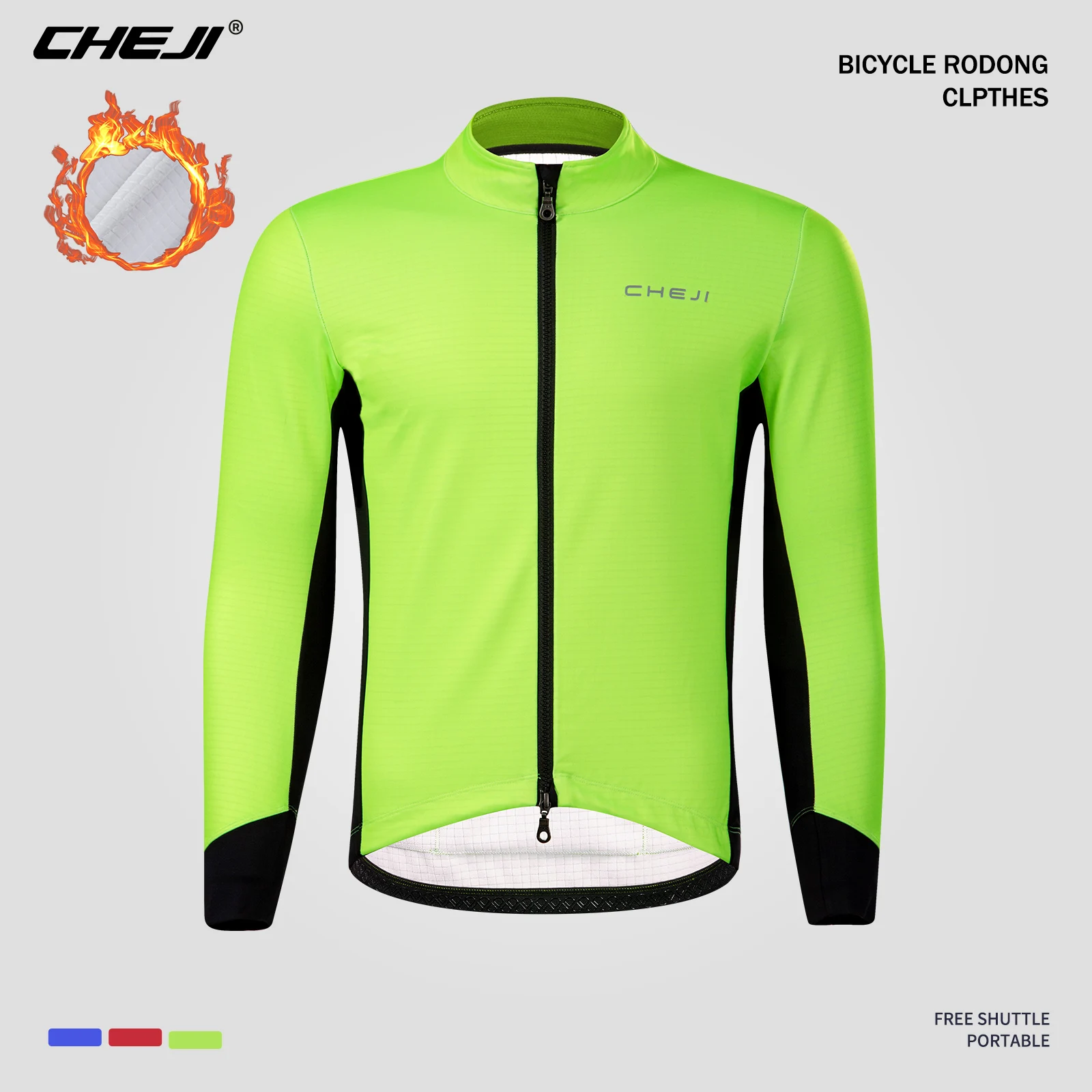 Cheji-Bike-Cycling-Jacket-for-Men-and-Women-Warm-Windproof-Jacket ...