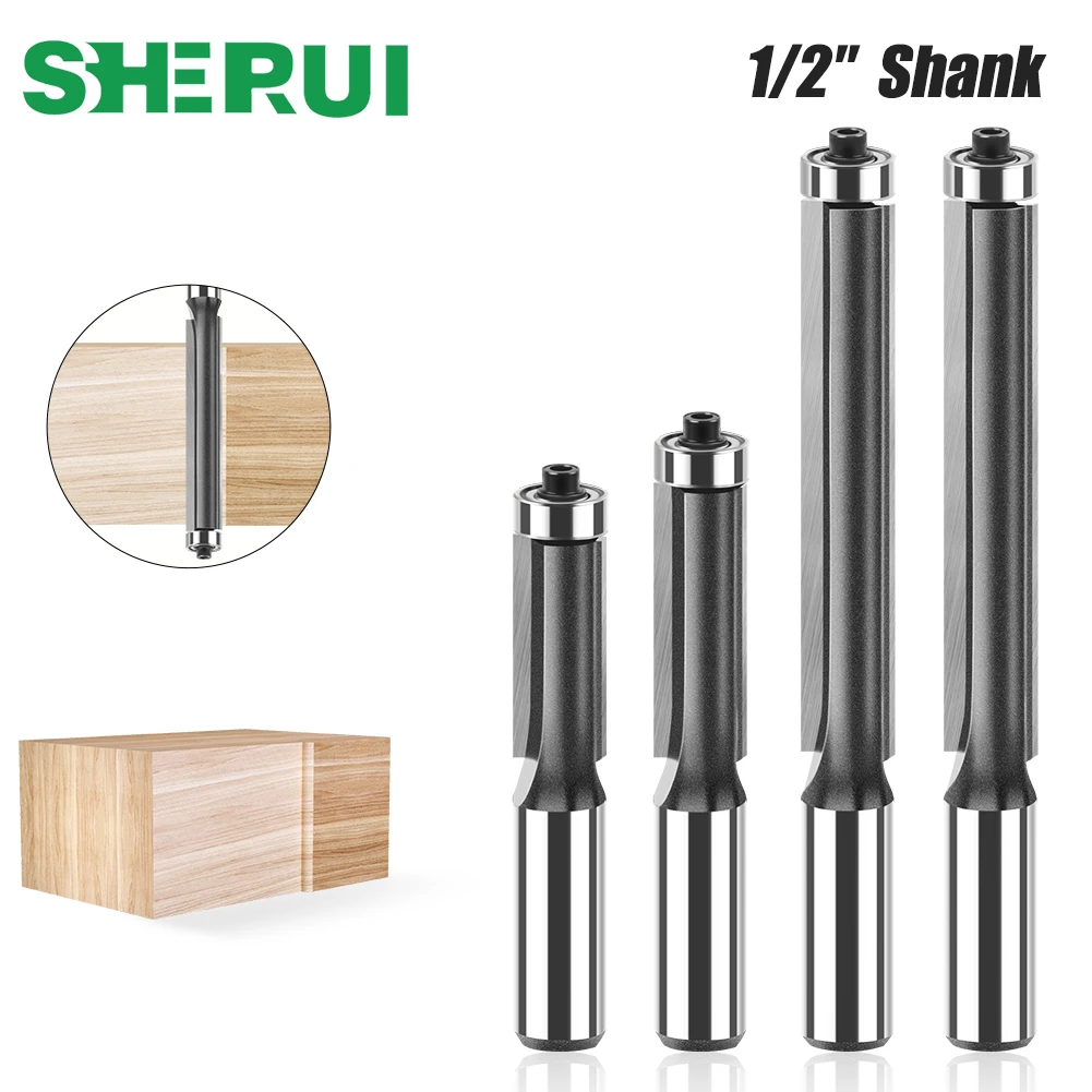 1pc-12mm-1-2in-Shank-Flush-Trim-Router-Bit-with-Bearing-Template ...