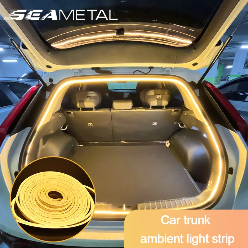 SEAMETAL-5-Meter-Car-Trunk-Light-Strip-Led-Atmosphere-Lamp-Free-Cut ...