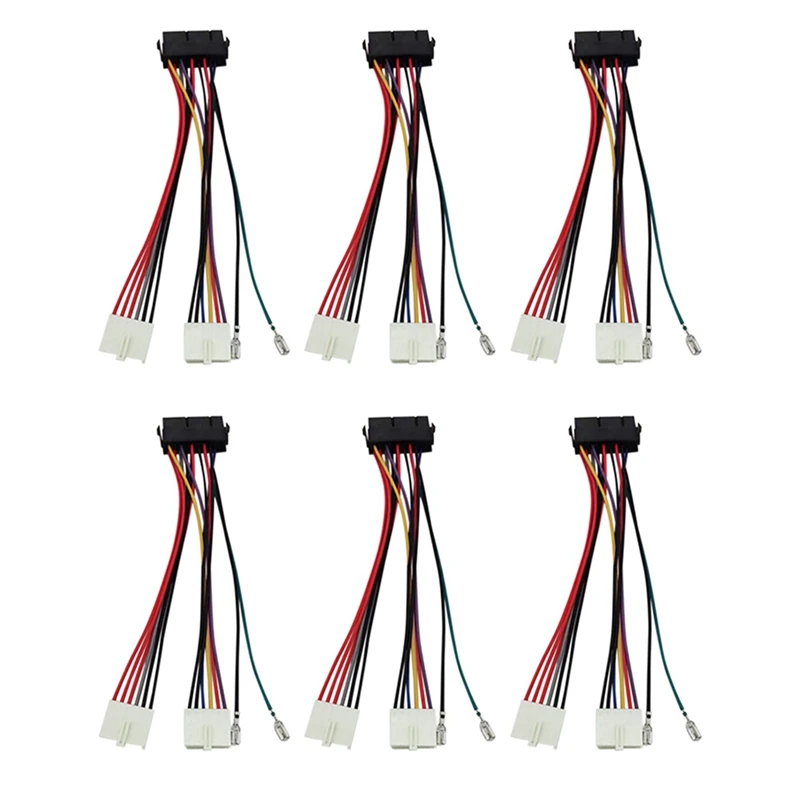 6X-20-pines-ATX-a-2-puertos-6-pines-AT-PSU-Cable-de-alimentaci-n ...