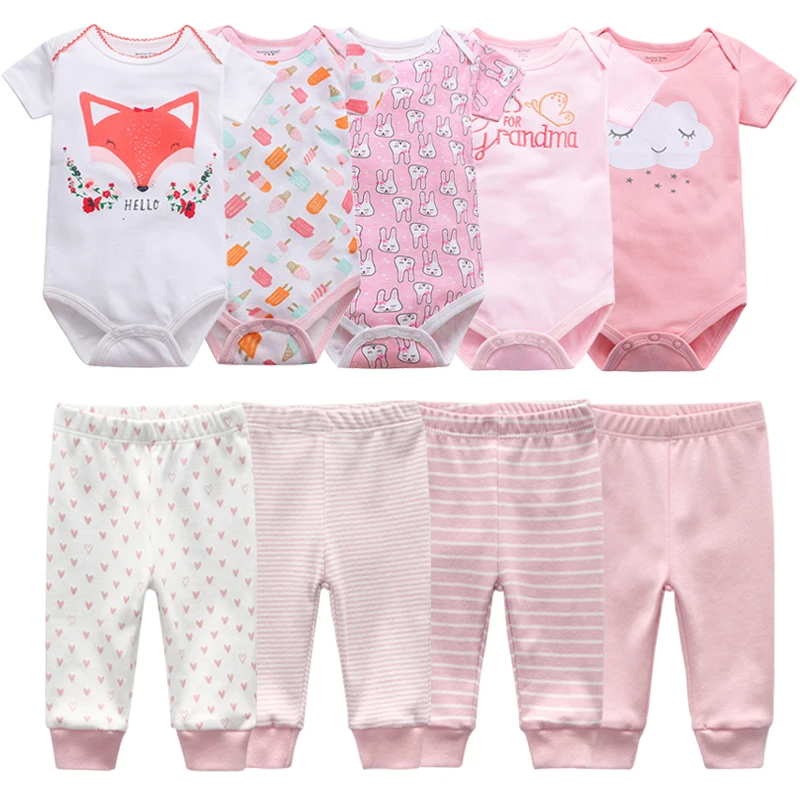 Conjunto De Roupas Macias Para Bebês Recém-nascidos, 7/9 Peças, Meninos ...