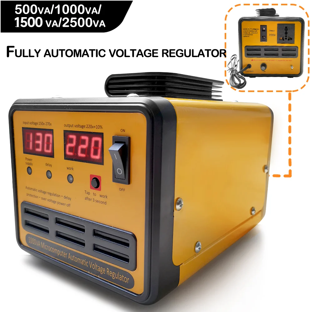 Fully-Automatic-Voltage-Regulator-AC-220V-High-power-Household ...
