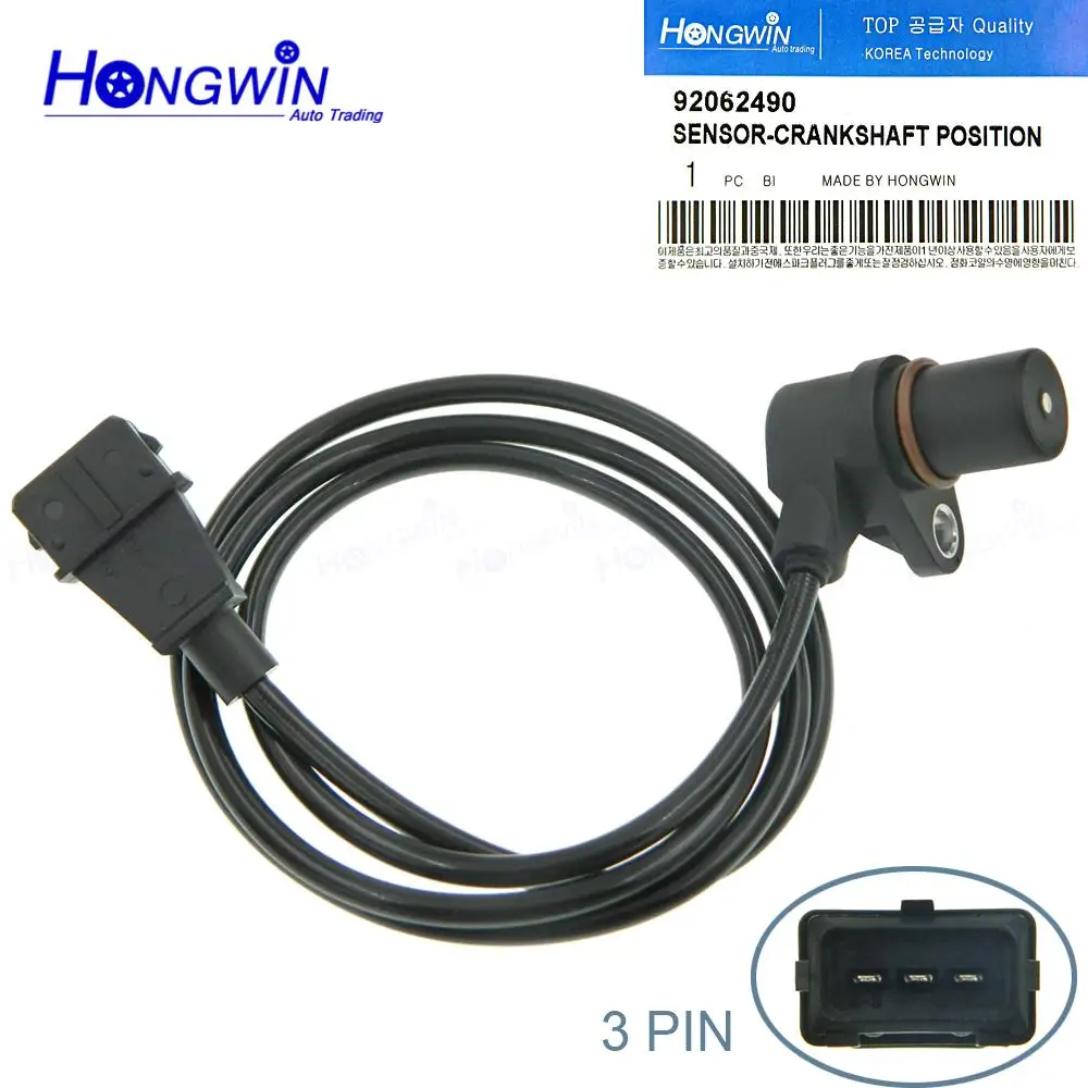 정품 No.92062490 크랭크 샤프트 위치 센서, Chevrolet Opel Astra F Omega Vauxhall ...