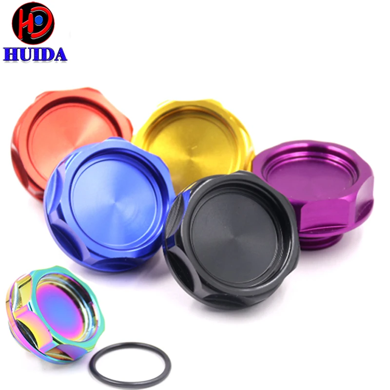 Racing-Oil-Cap-civic-Radiator-Aluminum-For-oil-filler-cap-cover-with ...
