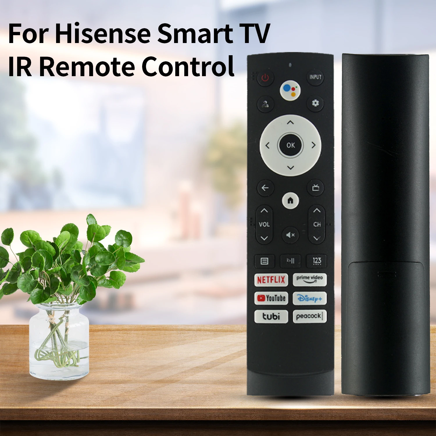 New-HE001Replacement-Remote-Control-for-Hisense-4K-UHD-Android-Smart-TV ...