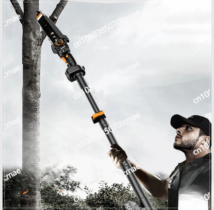 Saw-Electric-High-Branch-Shears-Rechargeable-Extension-Rod-Telescopic ...