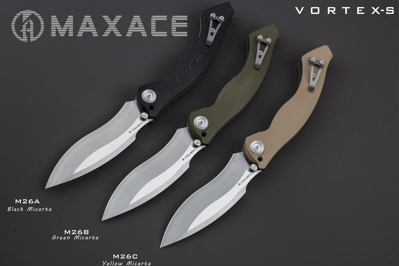 Maxace-cuchillo-plegable-de-VORTEX-S-con-mango-de-Micarta-herramienta ...