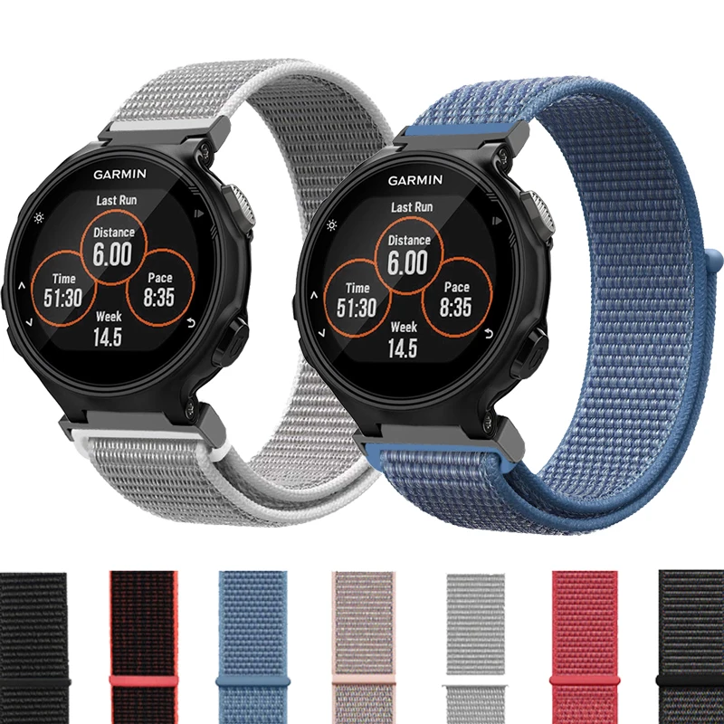 Nylon-Loop-Watchband-For-Garmin-Forerunner-735XT-Wristband-Smartwatch ...
