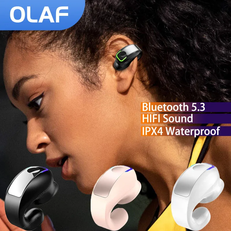 Bone Conduction Headphone HiFi Wireless Bluetooth Headset Earcuffs ...