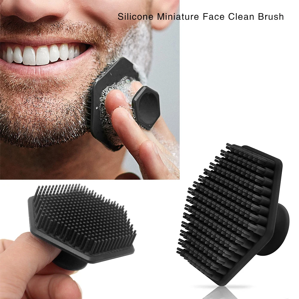 Men-Facial-Cleaning-Brush-Scrubber-Silicone-Miniature-Face-Deep-Clean ...
